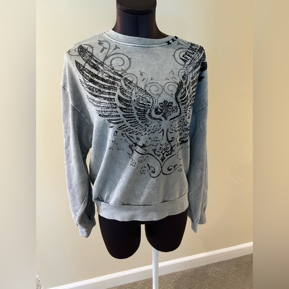 Affliction | Tops | Nwt Affliction Live Fast Sweatshirt Size M | Poshmark